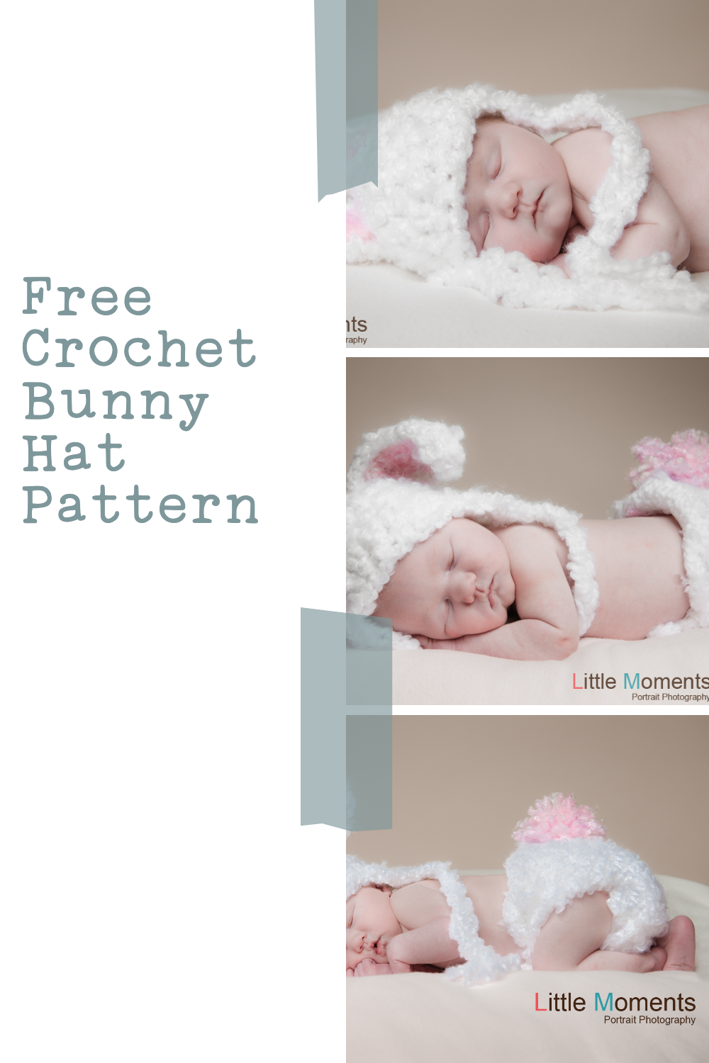 Crochet Bunny Hat Pattern With Floppy Ears - Pretty Darn Adorable